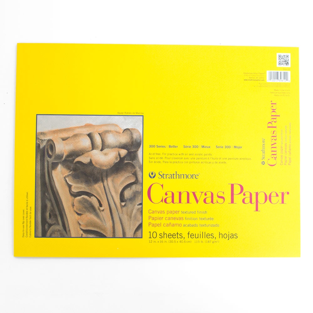 Strathmore Canvas Paper Pad 10 Sheets