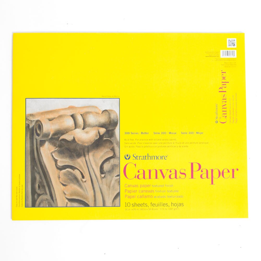 Strathmore Canvas Paper Pad 10 Sheets