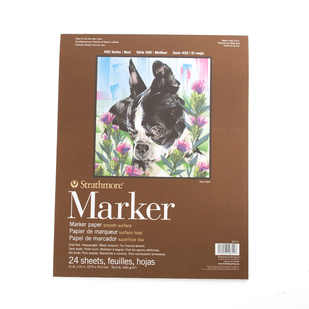 Strathmore Smooth Marker Paper Pad 24 Sheets