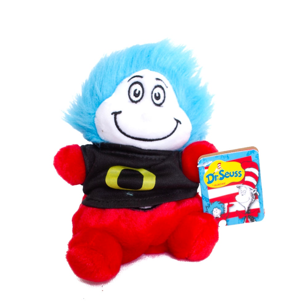 Thing #1 5" Aurora Palm Pals with Black Tee Yellow O Plush