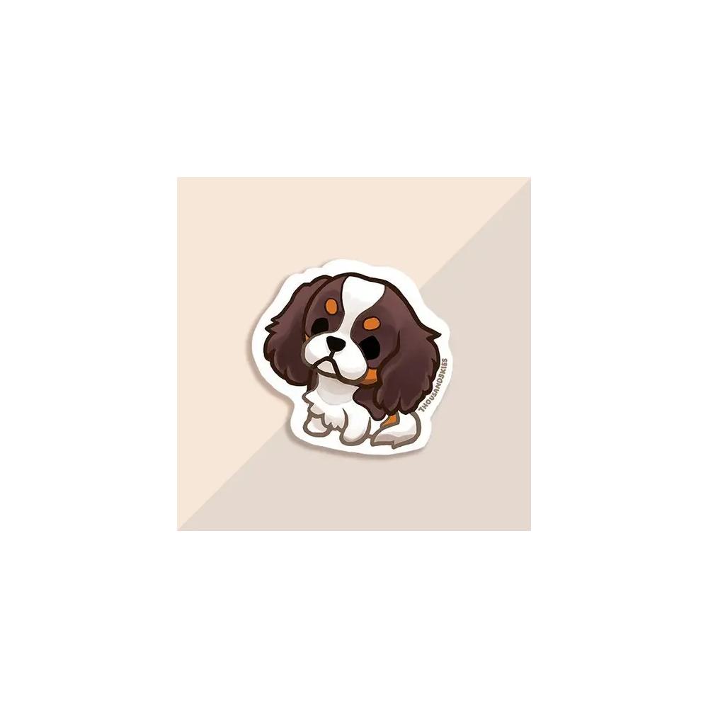 Thousand Skies Vinyl Transparent Sticker King Charles Spaniel (Tri-color)