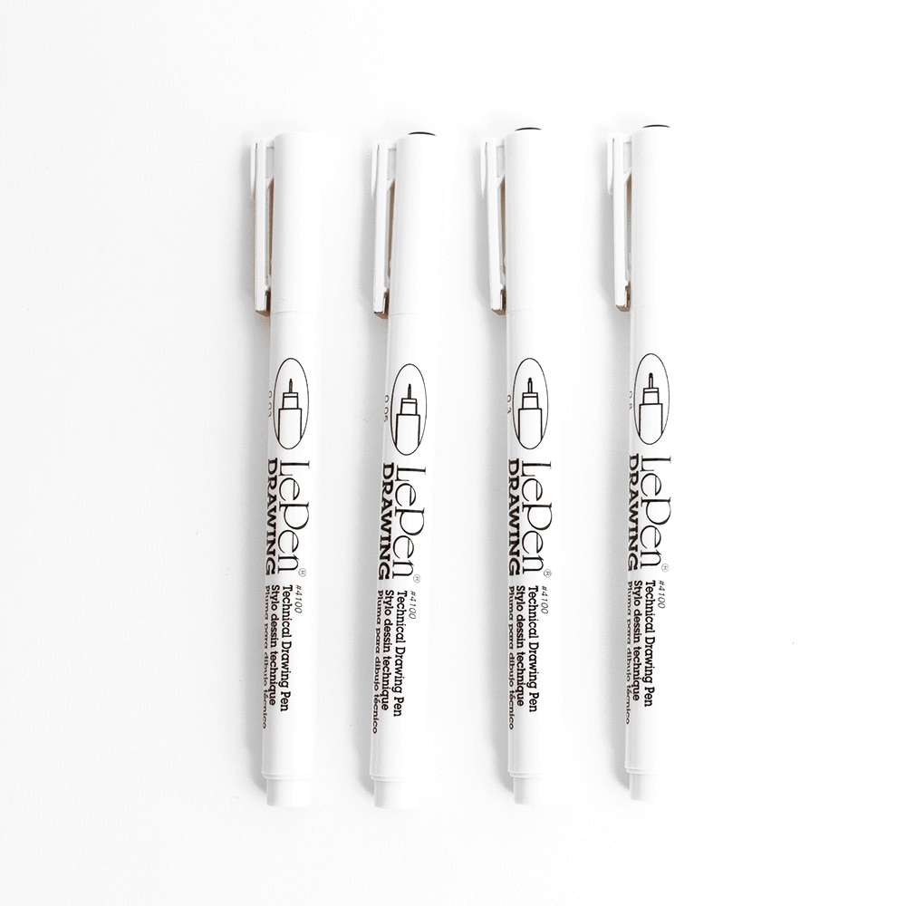 Uchida Le Pen Drawing Pen Black