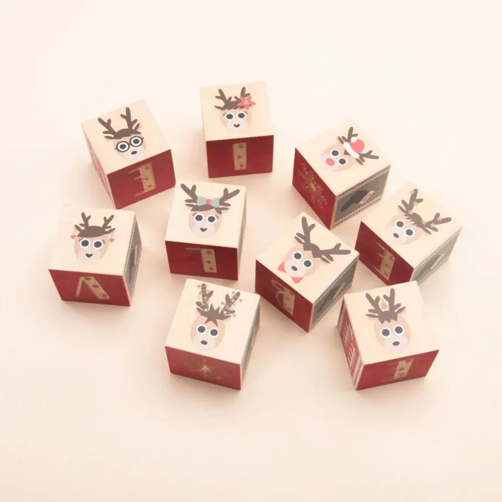 Uncle Goose Wood Blocks Reindeer