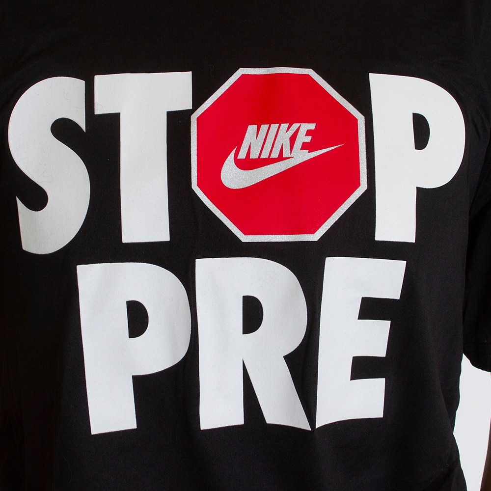 Women's Black Nike Legend Performance 22 White Stop Pre & Red Stop Sign ...