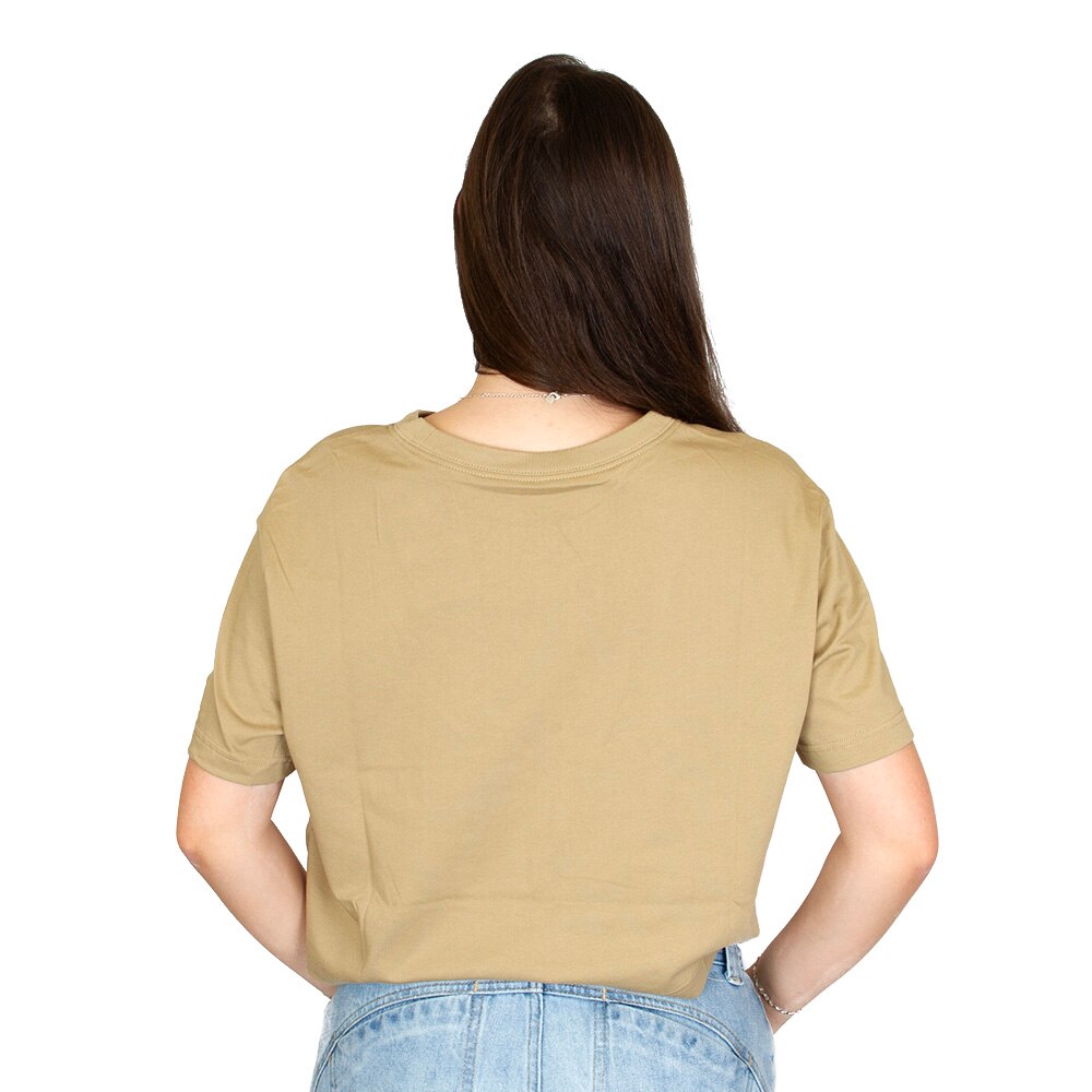 Women's Parachute Beige Nike Yellow Academic Arched Oregon O Crop T-Shirt