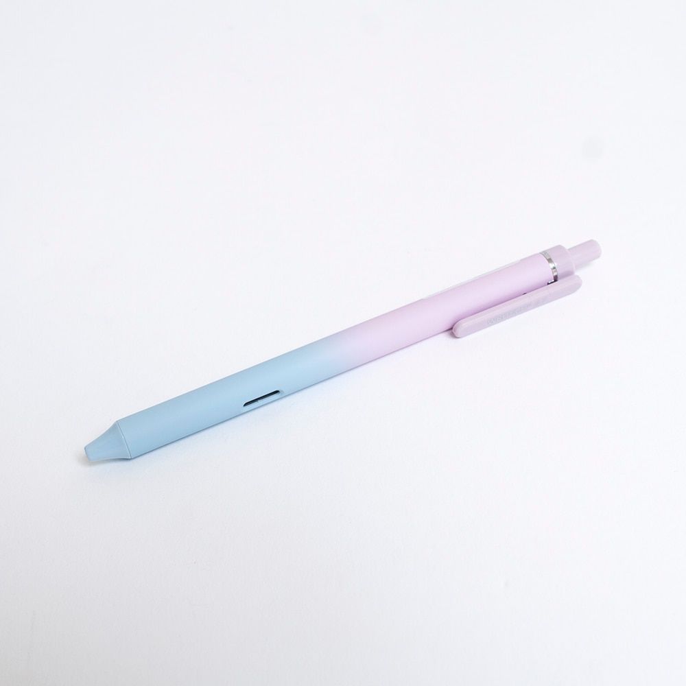 Writech Retractable Gel Pen Gradient Color Barrel- Black Ink