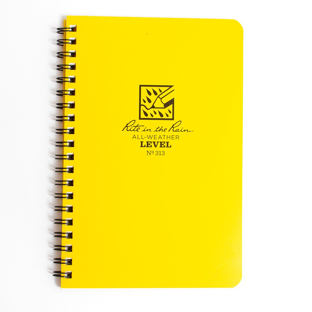 Yellow Cover Rite in the Rain Spiral Level Pages