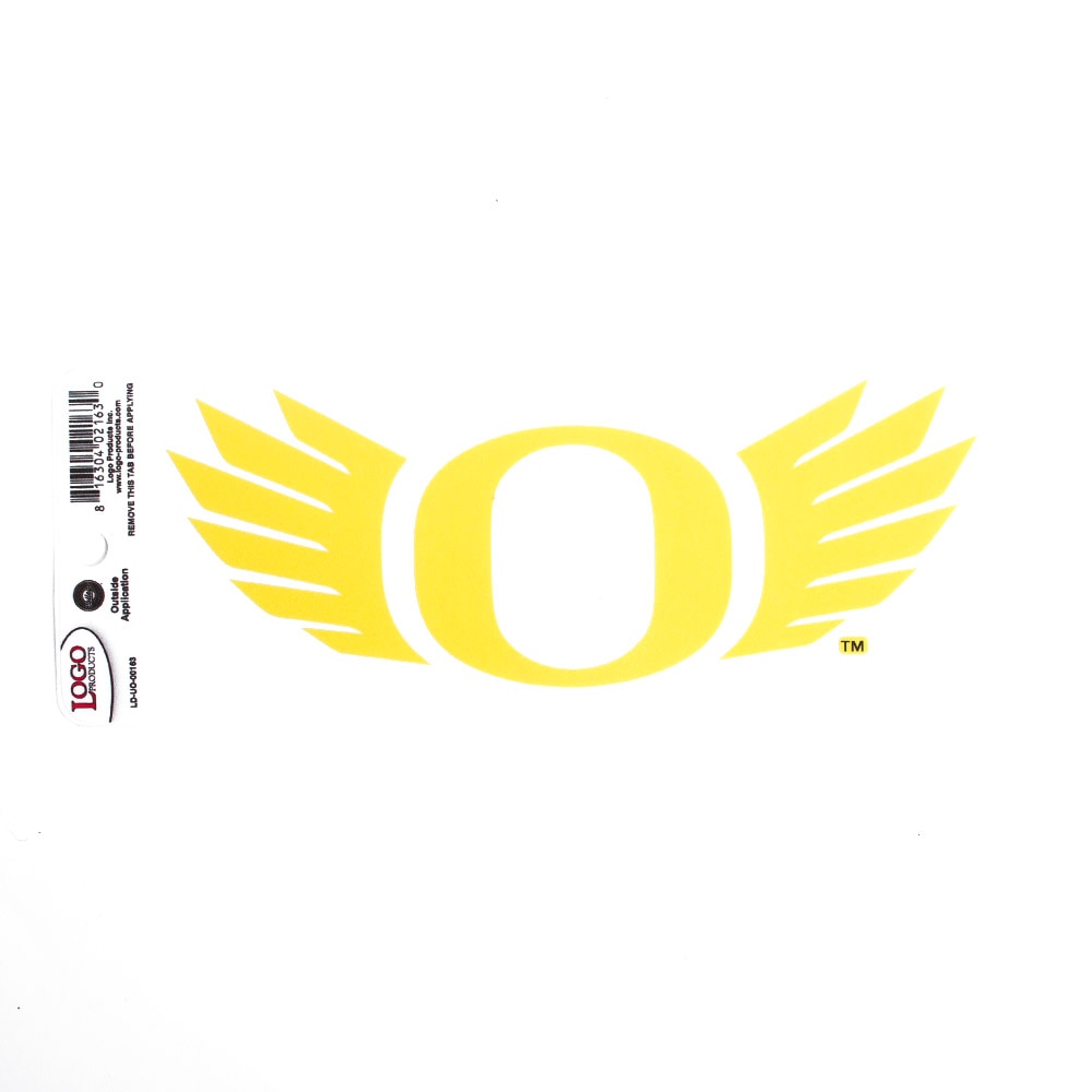 Yellow Logo Product 7" Vinyl Outside Application O Wings Decal