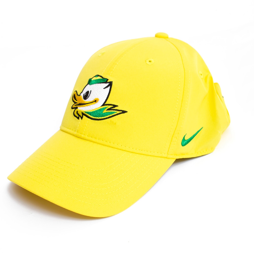 Yellow Nike Club Structured Basic Fighting Duck Adjustable Hat