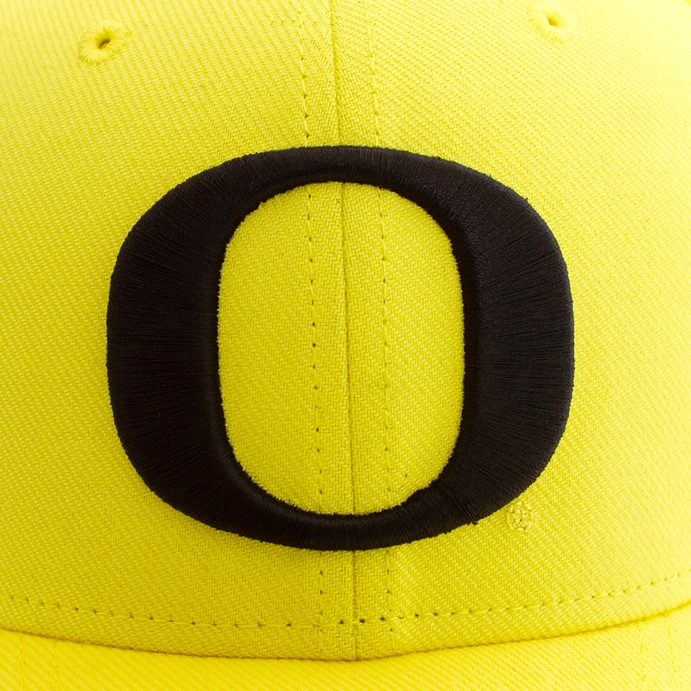 Yellow Nike Dri-FIT Structured Basic Black O Flex Fit Hat