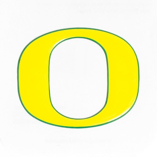 Yellow O Logo Letter 3"