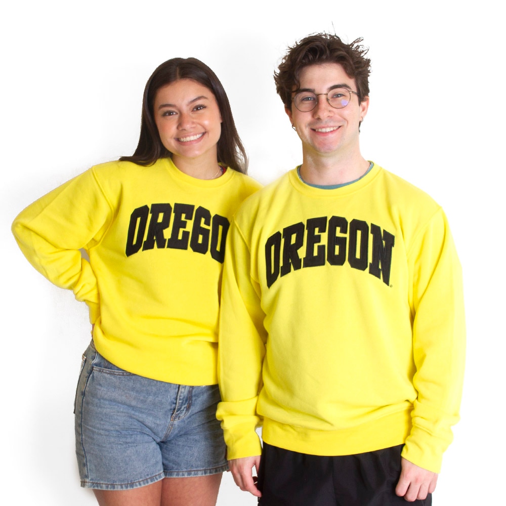 Yellow Zoozatz Cotton Fleece 23 Black Suede Arched Oregon Crew