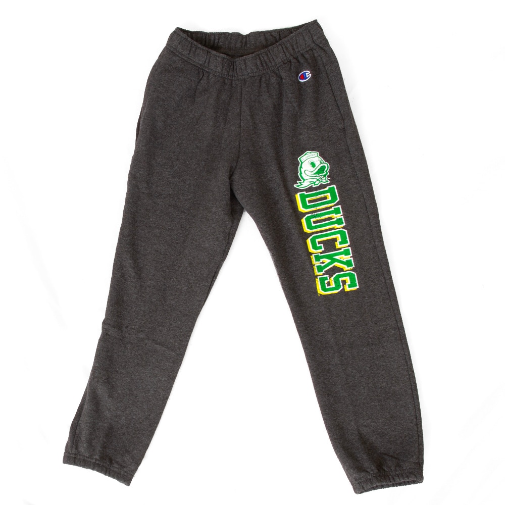 Youth Granite Heather Champion Mascot Ducks Powerblend Banded Sweatpants